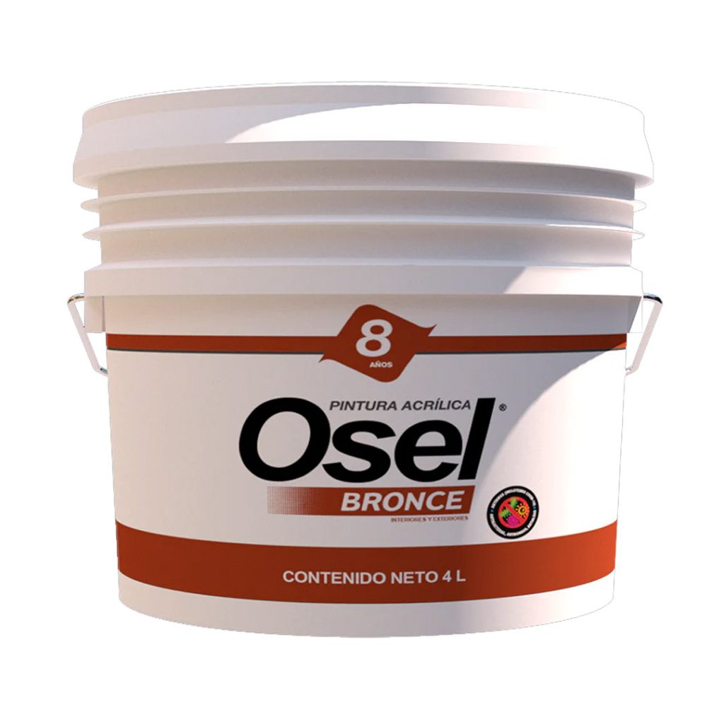 PINTURA ACRILICA OSEL BRONCE BLANCO GALON 4LT – Proyecto Ferretero