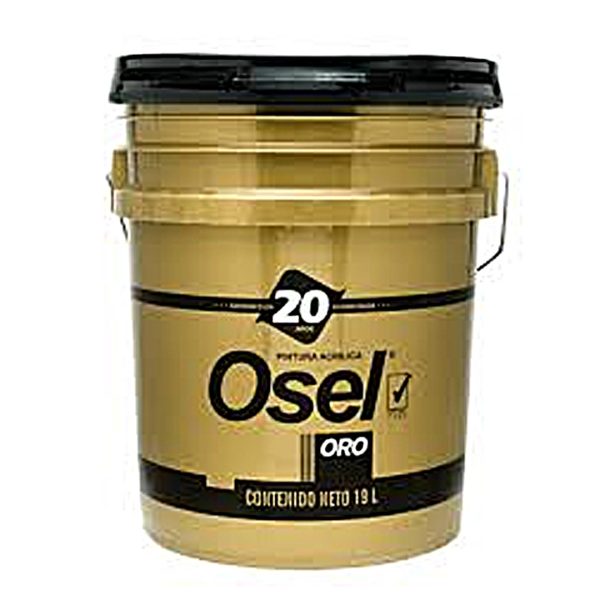 PINTURA VINILICA MATE OSEL ORO BASE PASTEL-W CUB.19LT – Proyecto Ferretero