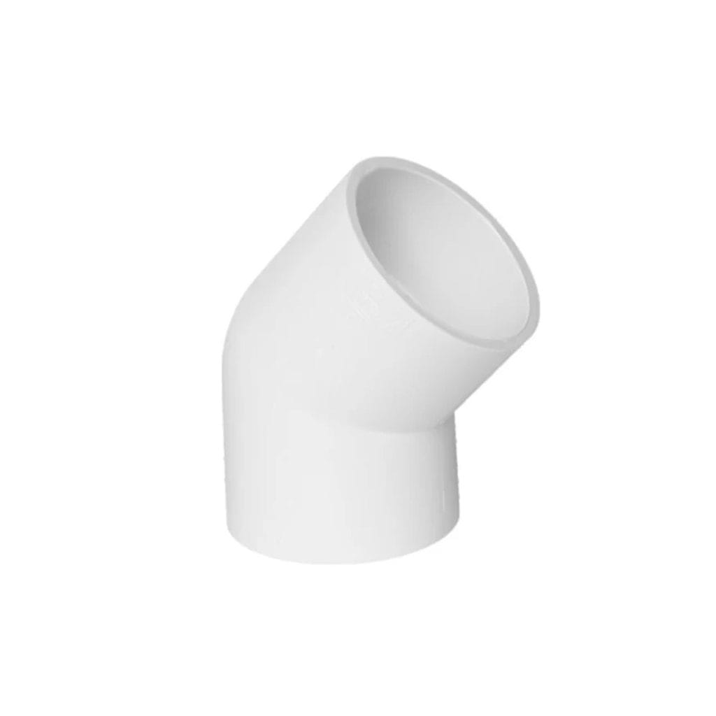 CODO PVC CÉDULA 40 2 1/2″ X 45 – Proyecto Ferretero