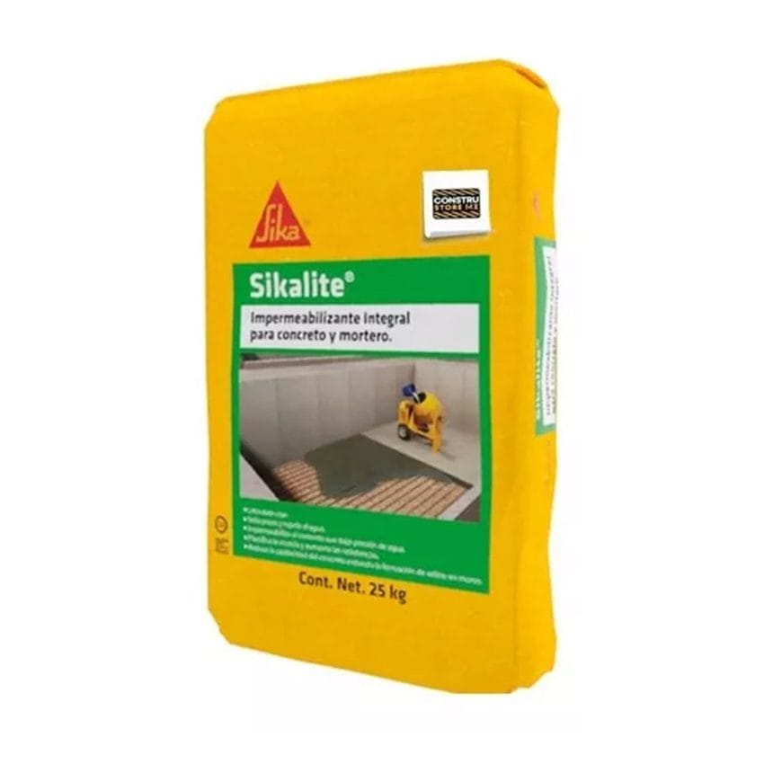 IMPERMEABILIZANTE INTEGRAL PARA CONCRETO Y MORTERO GRIS 25 KG SIKALITE ...